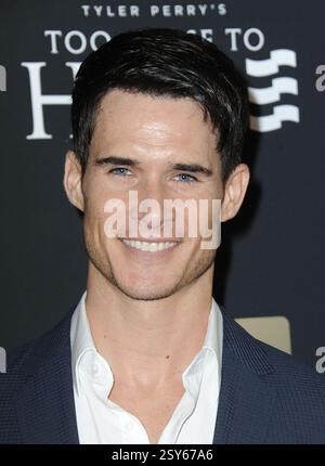 Nick Ballard arriving at a screening of 'Too Close To Home' at The ...