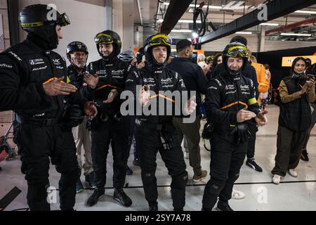 United Autosports celebrates hyperpole during the Qatar 1812 KM, 1st ...