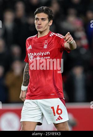 Nicolas Dominguez of Nottingham Forest during the Premier League match ...