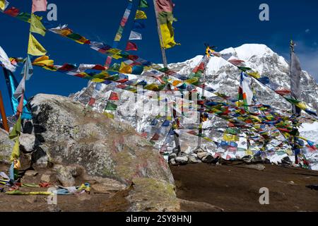 Beautiful Himalayan Moutain Views of Tserko Ri in Kyanjin Gompa of ...