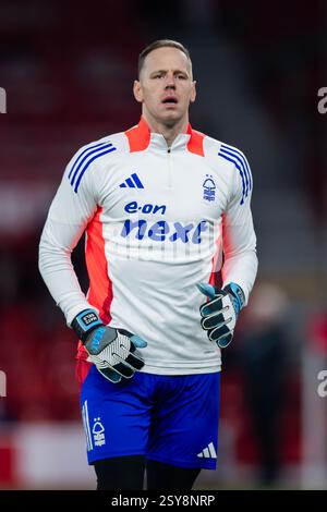 Nottingham Forest goalkeeper Matz Sels during the Premier League match ...