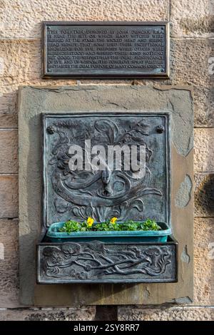 Witches Well, Edinburgh Castle Esplanade Stock Photo - Alamy