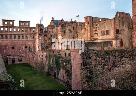 Views from the ruins of Heidelberg Castle in Germany Stock Photo - Alamy