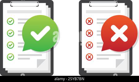 No documents in flat style on red background. Vector design. Business ...