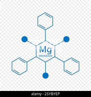 Vector illustration of magnesium molecules Stock Vector Image & Art - Alamy