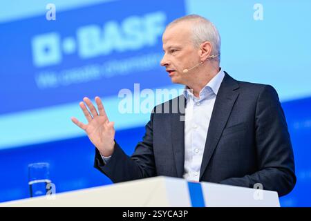 Ludwigshafen, Germany. 28th Feb, 2025. Markus Kamieth, Chairman of the ...