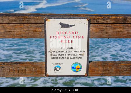 Fishing on Oceanside, California pier Stock Photo - Alamy