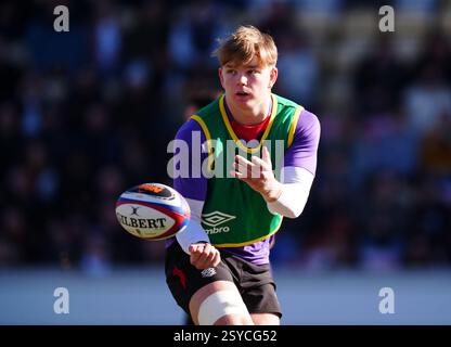 England's Henry Pollock during training at the England Rugby ...