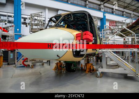 Marignane, France. 27th Feb, 2025. View of the H 160 and H 175 ...