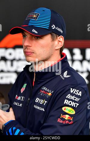Dutch Formula One driver Max Verstappen of Red Bull Racing arrives for ...