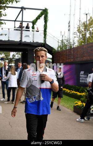 Red Bull driver Liam Lawson of New Zealand during the drivers portrait ...