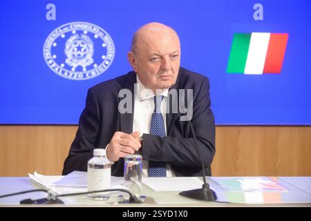 Minister of Environment and Energy Security Gilberto Pichetto Fratin ...