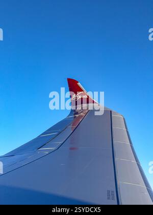 En route London to Miami - 3 January 2025: Afternoon tea in the Premium ...
