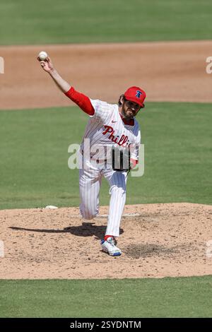 Philadelphia Phillies' Jordan Romano during the ninth inning of ...