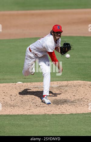 Philadelphia Phillies' Jordan Romano during the ninth inning of ...