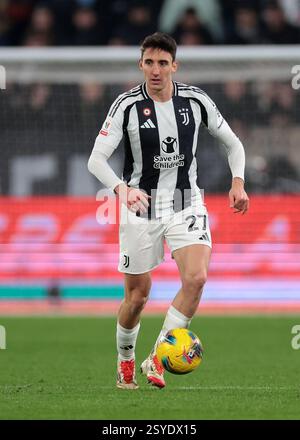 Turin, Italy. 26th Feb, 2025. Dusan Vlahovic of Juventus FC, Khephren ...