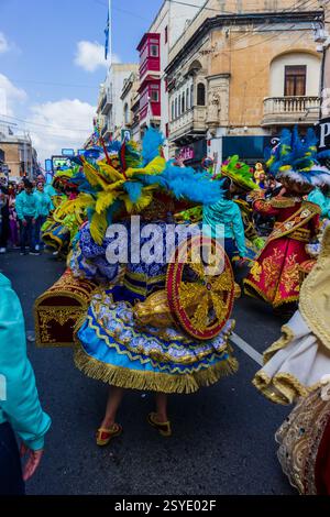 Hamrun, Malta - February 23rd, 2025 - Colorful Cartoon Characters ...