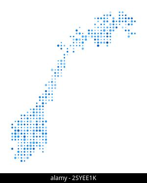 Norway map vector illustration. Global economy. Famous country ...