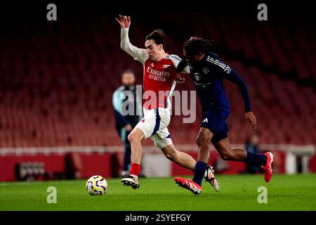 Manchester United's Reece Munro during the FA Youth Cup quarter-final ...