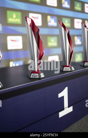 Trophies during the, Qatar. , . FIA World Endurance Championship, from ...