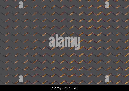 Zig zag lines banner templates set, gradient stripes texture ...
