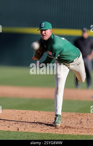 Charlotte 49ers pitcher Chase Carson (12) during an American Athletic ...