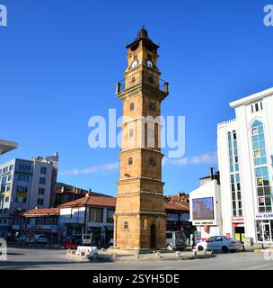 Located in Yozgat, Turkey, the Clock Tower was built in 1908 by the ...