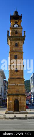 Located in Yozgat, Turkey, the Clock Tower was built in 1908 by the ...