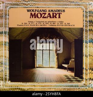 Provocative Piano - Vintage Vinyl Record Cover Stock Photo - Alamy