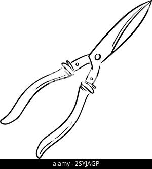 pruning shears gardening tool Stock Vector Image & Art - Alamy