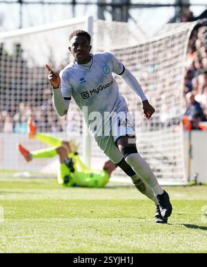 Millwall's Wes Harding celebrates scoring their side's first goal of ...