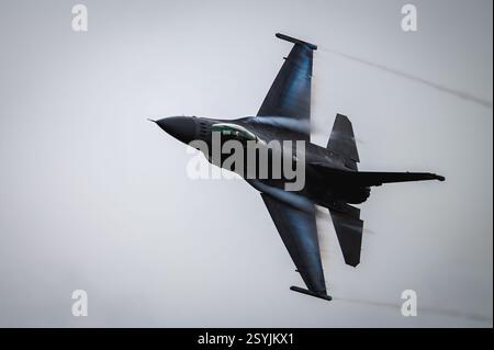 U.S. Air Force Maj. Taylor Hiester, F-16 Viper Demonstration Team ...