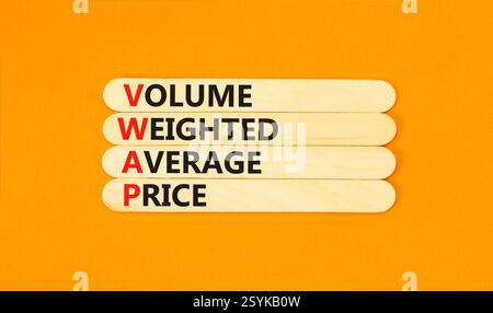 Volume Weighted Average Price symbol. Concept word VWAP Volume Weighted ...
