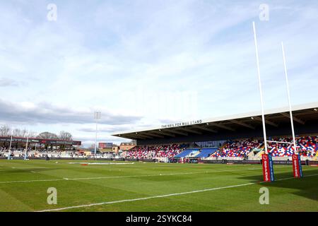 A general view of DIY Kitchens Stadium during the Betfred Super League ...