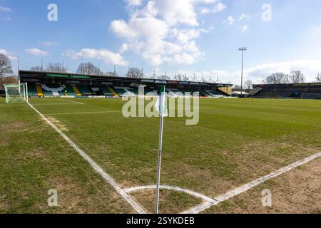 General View of inside Huish Park before the National League match at ...
