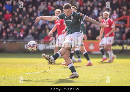 Aaron Morley of Bolton Wanderers during the The Vertu Trophy match ...