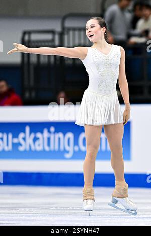 Stefania YAKOVLEVA (CYP), during Junior Women Free Skating, at the ISU ...