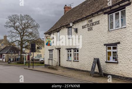 The Rattlebone Inn at Sherston, Wiltshire, United Kingdom Stock Photo ...
