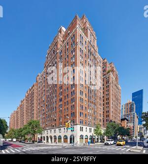 London Terrace Towers are the four corner buildings, now co-ops, of the ...