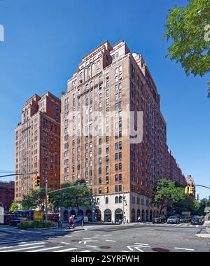London Terrace Towers are the four corner buildings, now co-ops, of the ...