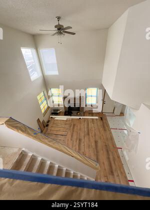 Home Living Room Undergoing Major Renovation Work Stock Photo - Alamy