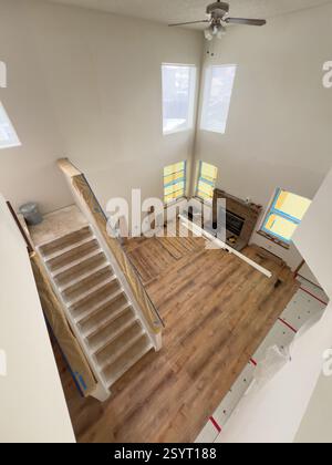 Home Living Room Undergoing Major Renovation Work Stock Photo - Alamy