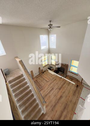 Home Living Room Undergoing Major Renovation Work Stock Photo - Alamy