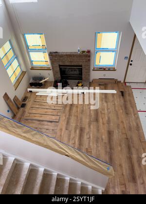 Home Living Room Undergoing Major Renovation Work Stock Photo - Alamy