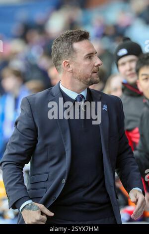 Rangers interim manager Barry Ferguson (left), and assistant managers ...