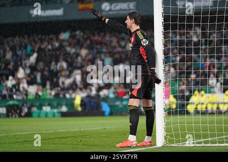 Thibaut Courtois of Real Madrid during the match between Real Madrid ...