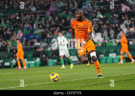 Antonio Rüdiger of Real Madrid during a match against Borussia Dortmund ...