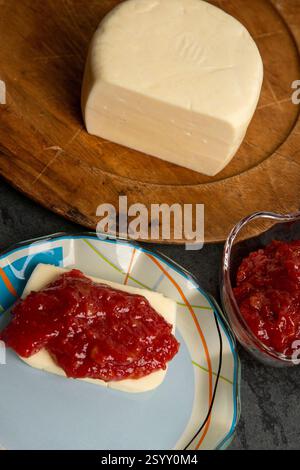 Romeo e Julieta, Brazilian sweet and dessert made with cheese and guava ...