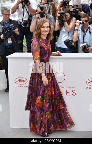 Isabelle HuppertHAPPY END photocall at the 70th Cannes Film Festival ...