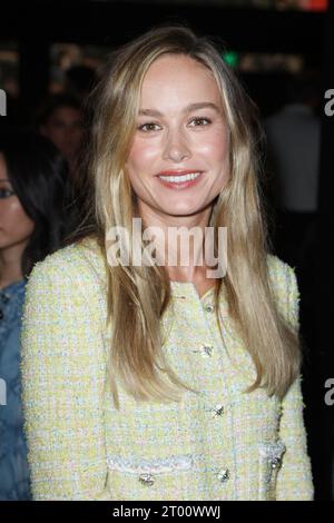 Brie Larson at the Chanel fashion show during the Spring Summer 2024 ...